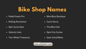 Best Bike Shop Names Ideas | 90+ Creative Suggestions