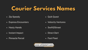 865+ Funny Delivery Service Names Ideas to Inspire Customers! - Whiz Start
