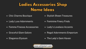 Top 100 Accessory Business Names: Inspire Your Brand Identity - Whiz Start