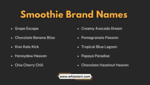 784+ Healthy Smoothie Names Ideas for Refreshing Success! - Whiz Start