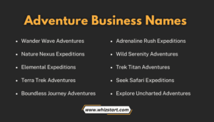 550+ Catchy Adventure Company Names Ideas For Inspiration! - Whiz Start