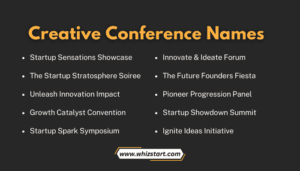 677+ Catchy Conference Names Ideas for Professional Meetings! - Whiz Start