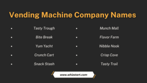 550+ Funny Vending Machine Names Ideas for Inspiration! - Whiz Start