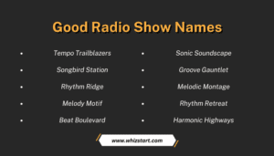 550+ Creative Radio Show Names Ideas for Every Genre! - Whiz Start