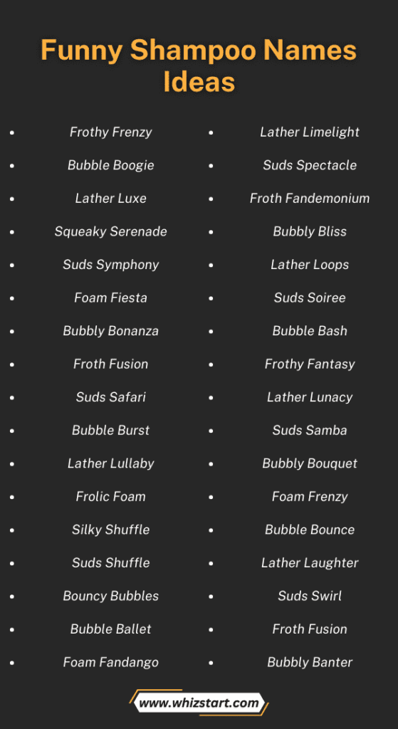 789+ Funny Shampoo Names Ideas You Must Try Once! - Whiz Start