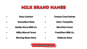 950+ Amazing Milk Company Names Ideas List You Must Try! - Whiz Start