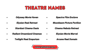 550+ Funny Movie Theatre Names Ideas for Inspiration! - Whiz Start