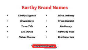 680+ Catchy Natural Earthy Business Names Ideas! - Whiz Start