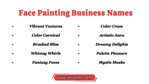 689+ Catchy Face Painting Business Names Ideas - Whiz Start