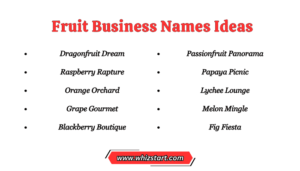 770+ Fruit Business Names Ideas that Will Attract Buyers - Whiz Start