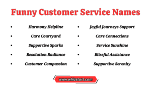 800+ Funny Customer Service Names Ideas List - Whiz Start
