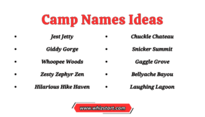 700+ Good Funny Summer Camp Names Ideas You Must Use! - Whiz Start
