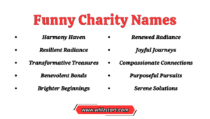 Charity Names Ideas: 800+ Famous Suggestions - Whiz Start