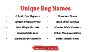 650+ Luxury Bag Brand Names Ideas List to Choose From - Whiz Start