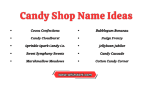 770+ Best Sweet Candy Business Names Ideas You Must Try - Whiz Start