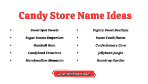 770+ Best Sweet Candy Business Names Ideas You Must Try - Whiz Start