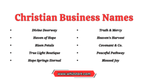 430+ Creative and Religious Christian Business Names Ideas! - Whiz Start