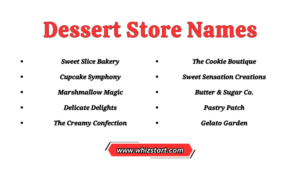 770+ Delicious and Sweet Dessert Business Name Ideas - Whiz Start