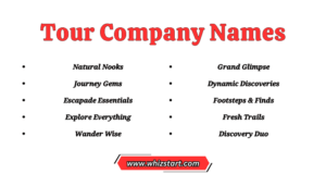 880+ Funny Tour Guide Names Ideas for Unforgettable Journeys - Whiz Start