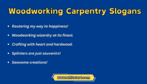 223+ Funny Woodworking Slogans and Taglines - Whiz Start