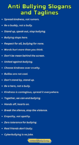 Anti Bullying Slogans | 50 Powerful Ideas That Inspire Action