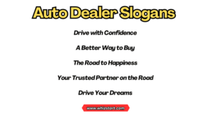 Car Dealership Slogans: 300+ Friendly Taglines Drive Sales! - Whiz Start