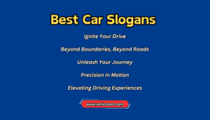 310+ Top Famous Car Brand Slogans and Mottos - Whiz Start