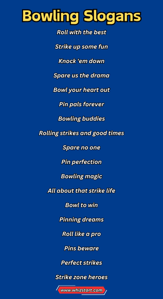 320+ Timeless Bowling Slogans and Funny Bowling Sayings - Whiz Start