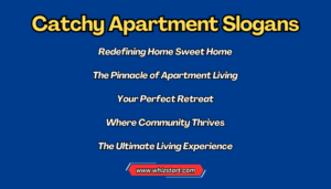 300+ Catchy Apartment Marketing Slogans and Taglines - Whiz Start