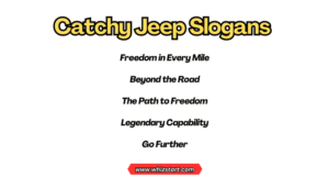 320+ Catchy Jeep Slogans, Taglines and Phrases - Whiz Start
