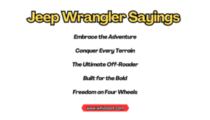 320+ Catchy Jeep Slogans, Taglines and Phrases - Whiz Start