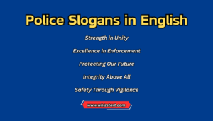 320+ Catchy Serving Police Slogans and Mottos - Whiz Start