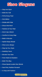 340+ Funny and Catchy Shoe Slogans or Sayings to Use - Whiz Start