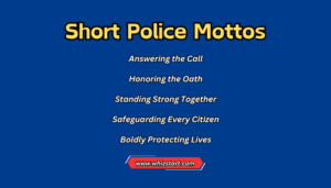 320+ Catchy Serving Police Slogans and Mottos - Whiz Start