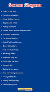 300+ Cool Soccer Slogans and Football Sayings - Whiz Start