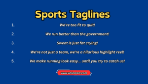 360+ Sparking Sports Team Slogans and Sayings to Motivate - Whiz Start