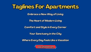 300+ Catchy Apartment Marketing Slogans and Taglines - Whiz Start