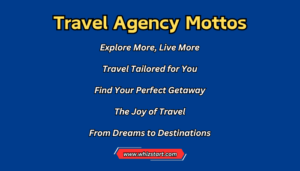320+ Creative Travel Agency Slogans and Taglines - Whiz Start
