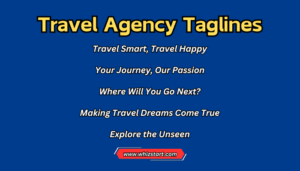 320+ Creative Travel Agency Slogans and Taglines - Whiz Start