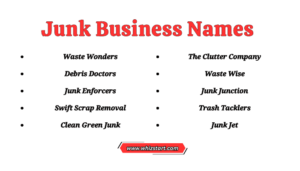 874+ Funny Junk Removal Business Names Ideas List - Whiz Start