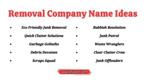 874+ Funny Junk Removal Business Names Ideas List - Whiz Start