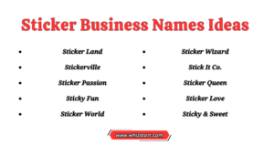 796+ Best Sticker Business Name Ideas for Your Startup - Whiz Start