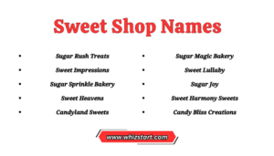 Sweet Business Name Ideas: 790+ Catchy Suggestions - Whiz Start