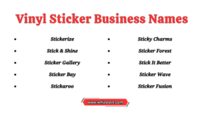 796+ Best Sticker Business Name Ideas for Your Startup - Whiz Start
