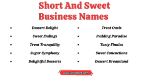 786+ Top Sweet Business Names for Your Bakery or Candy Shop - Whiz Start