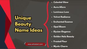 300+ Unique Beauty Page Name Ideas that Grab Attention