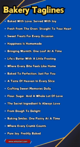100+ Best Bakery Slogans, Sayings, Phrases and Taglines! - Whiz Start