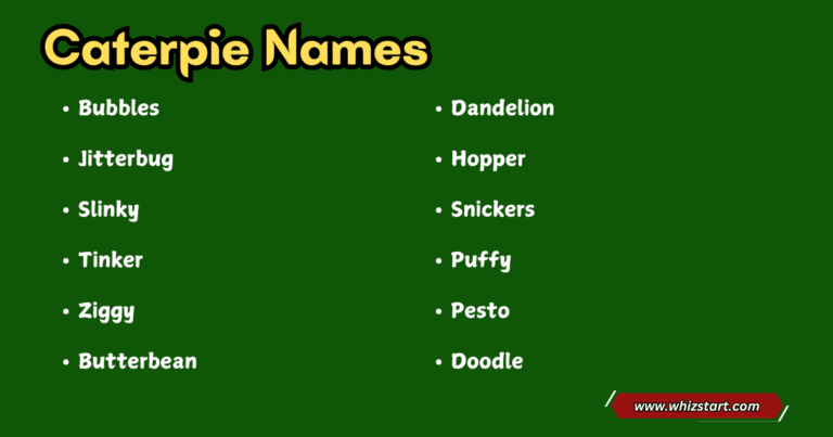 120+ Caterpie Nicknames: Cute, Funny, and Unique Suggestions - Whiz Start