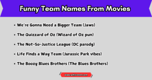 Movie Team Names: 320+ Epic Ideas to Boost Your Team Spirit - Whiz Start