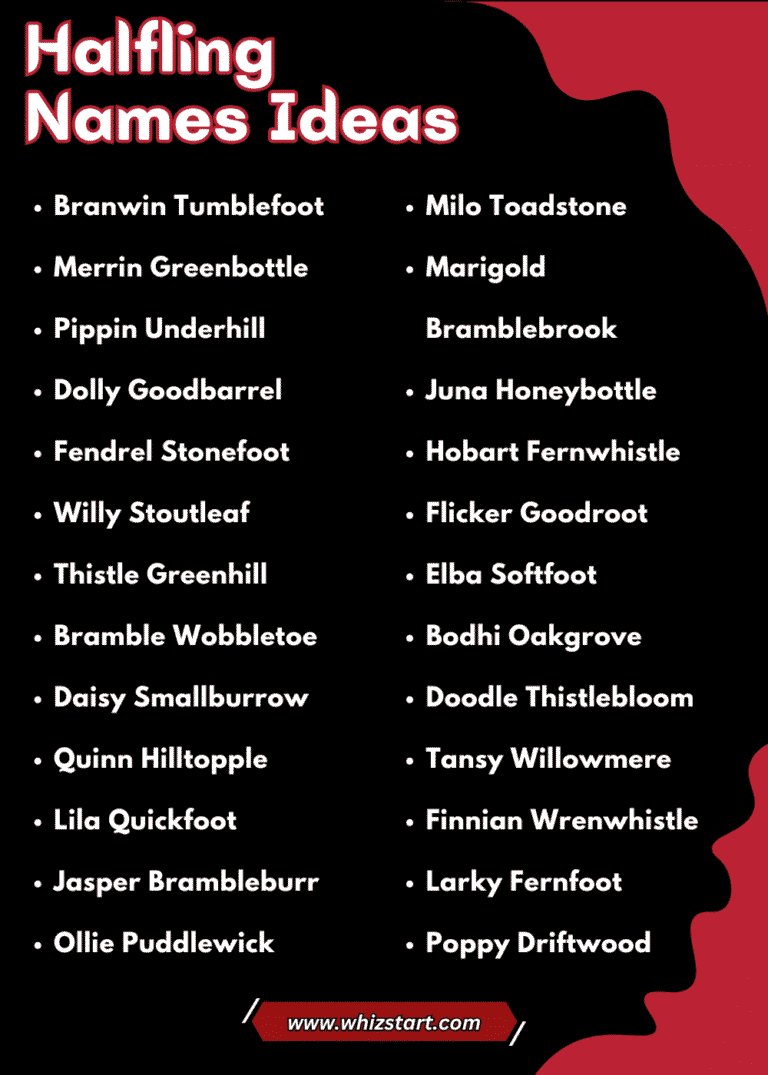 200+ Top Halfling Names Ideas for Roleplay and DnD - Whiz Start